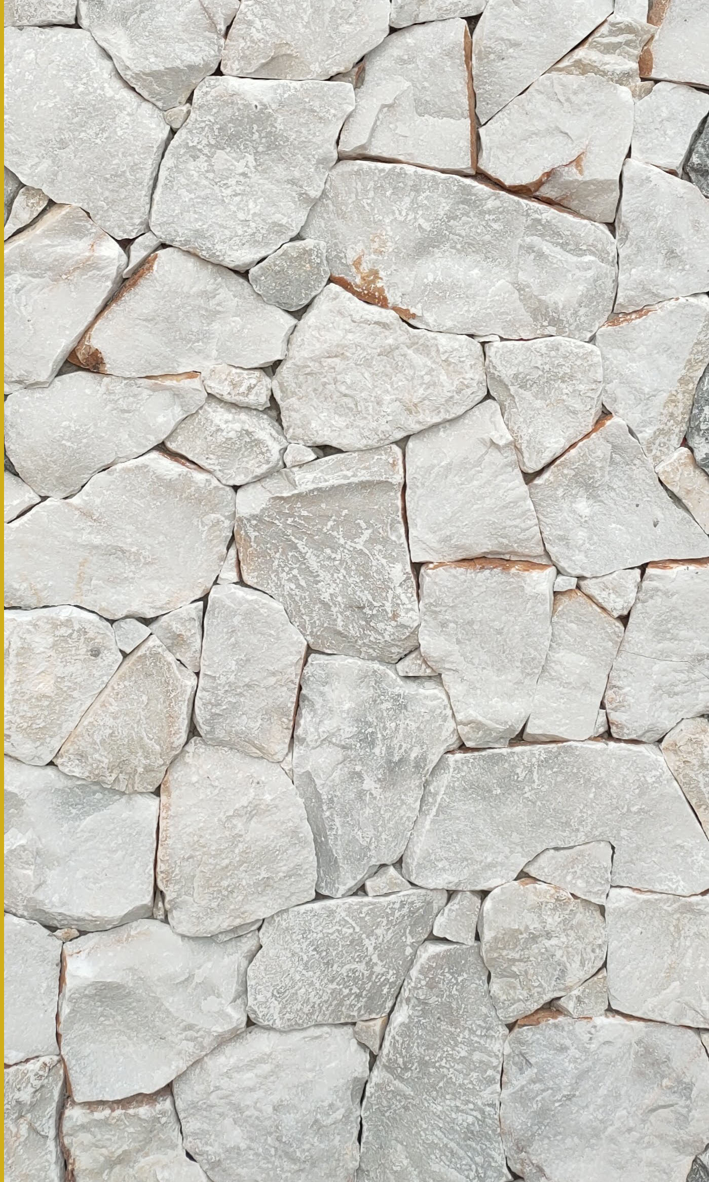 Alaska White Fieldstone Exterior & Interior By Met Exteriors